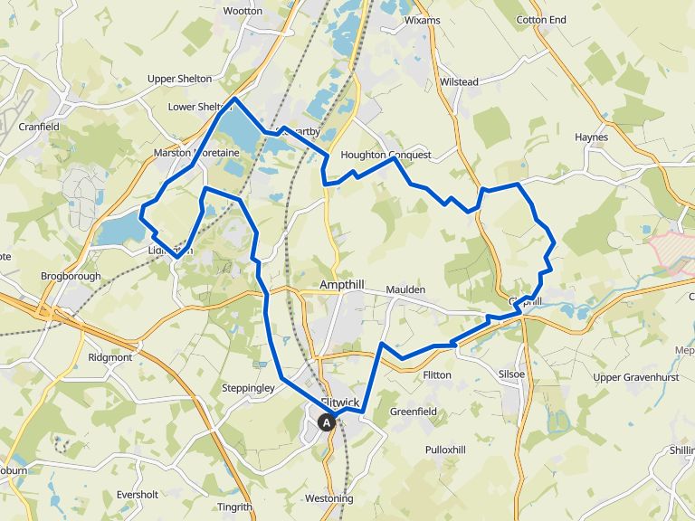 The Stone Jug loop from Flitwick | Rennrad-Tour | Komoot